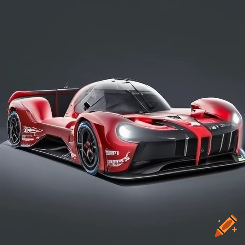 Dodge hypercar for the race of the 24h of le mans on Craiyon