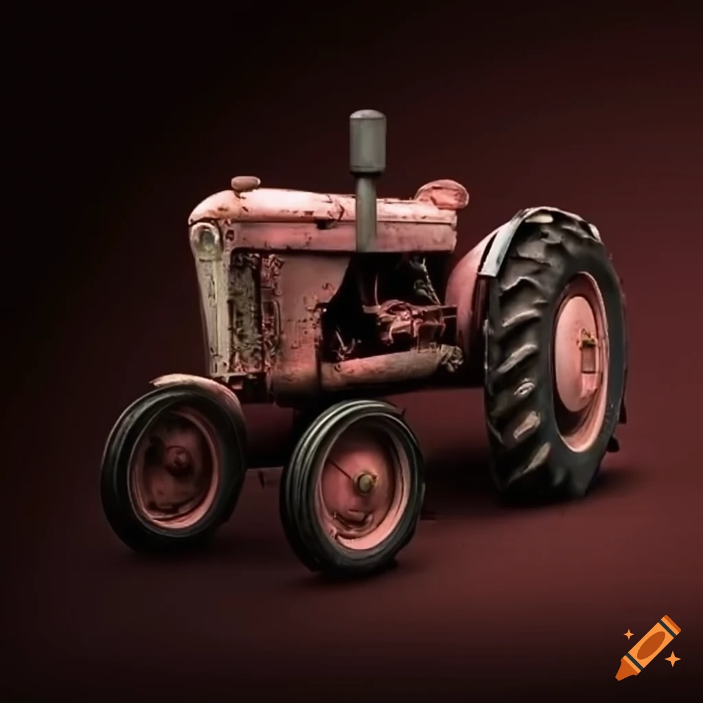 Old tractor on Craiyon