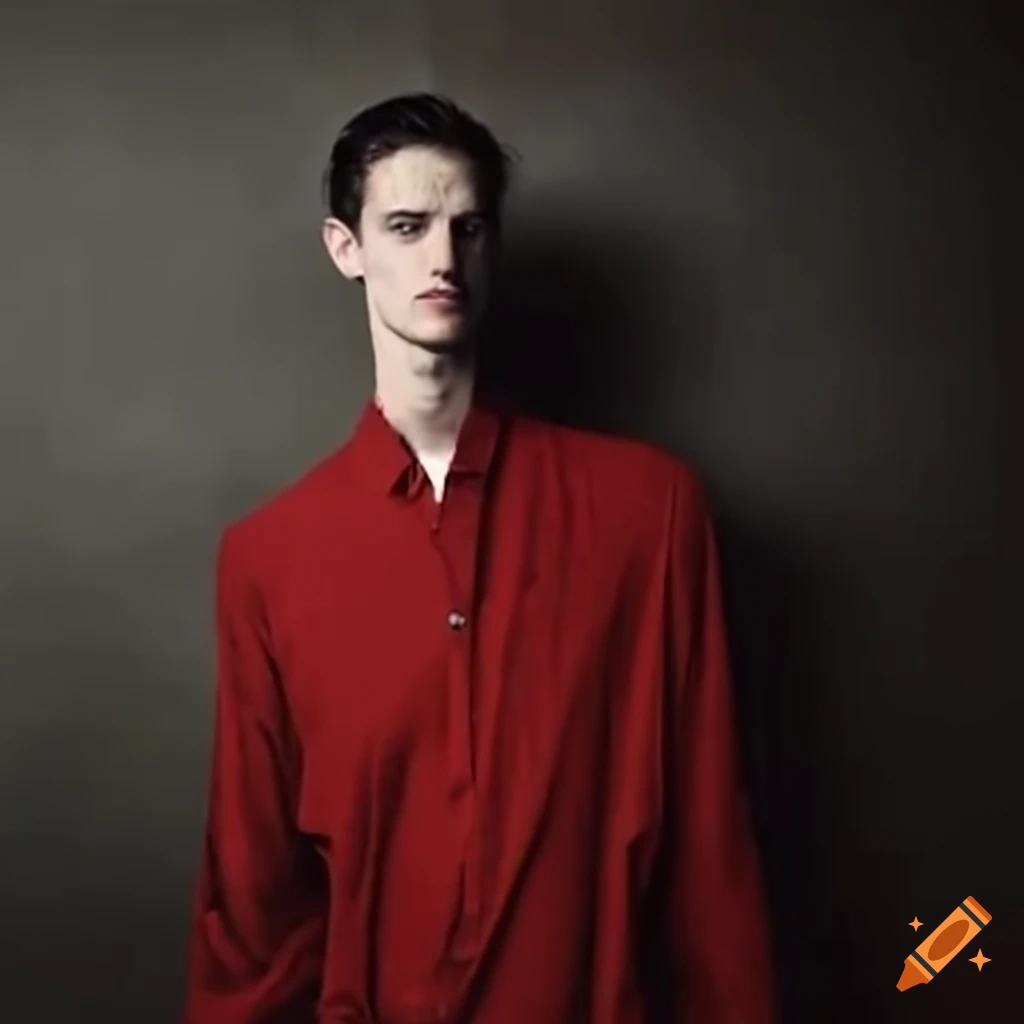 A tall man with amber eyes, standing about 6 feet with silky black hair ...