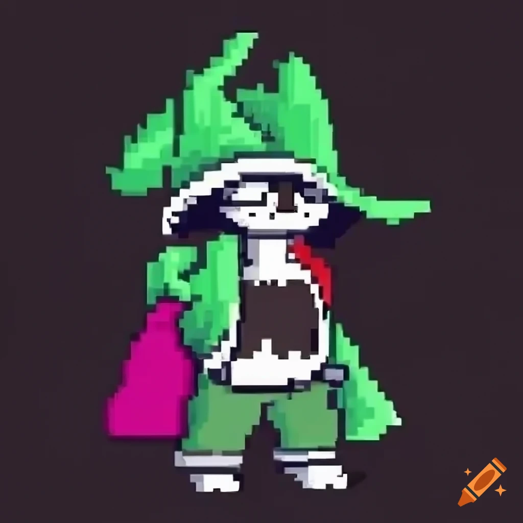 Ralsei, a character from the game deltarune on Craiyon