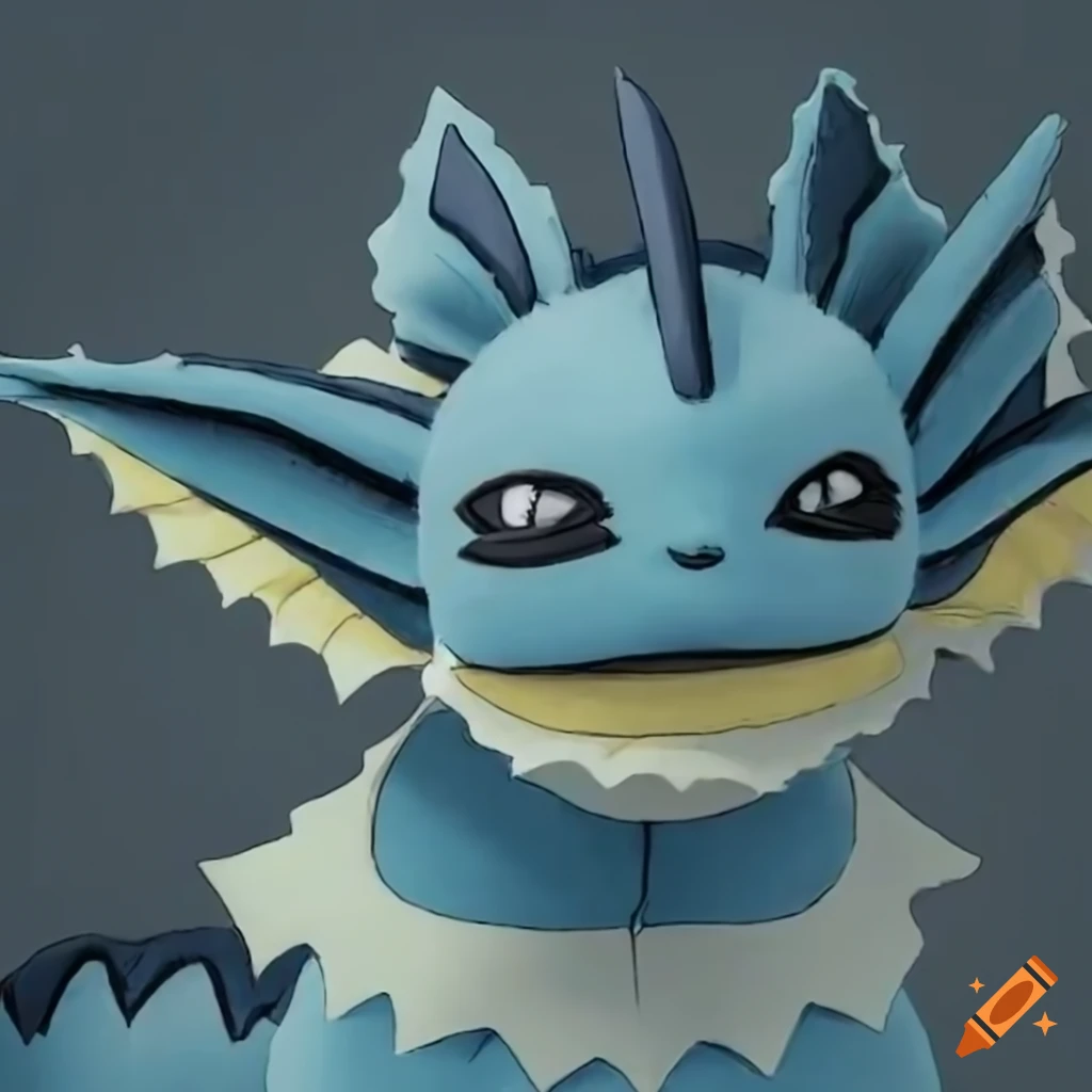 Vaporeon on Craiyon