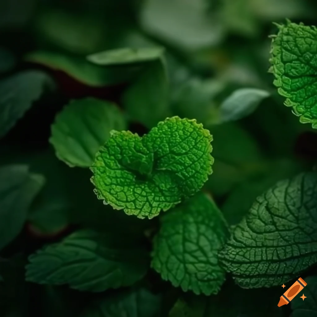 Feuilles de menthe on Craiyon