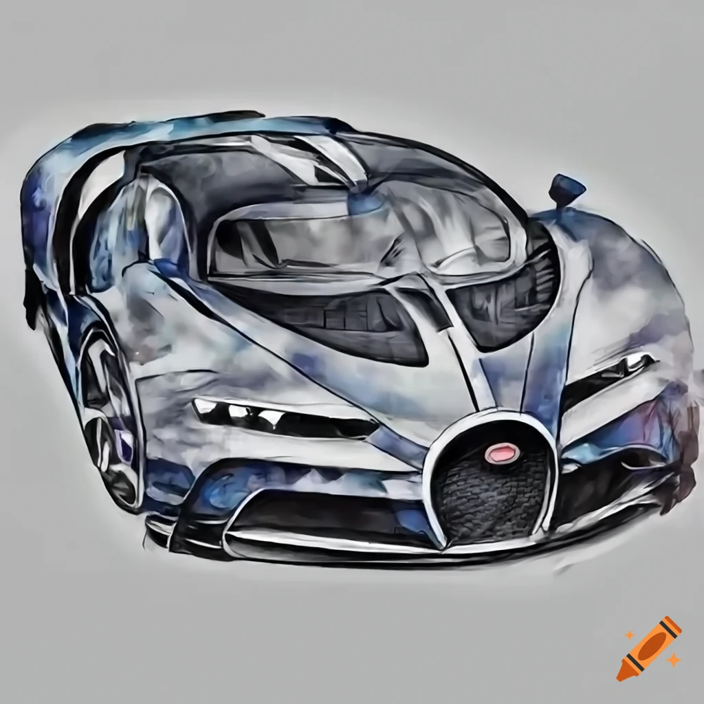 Bugatti Drawings In Pencil