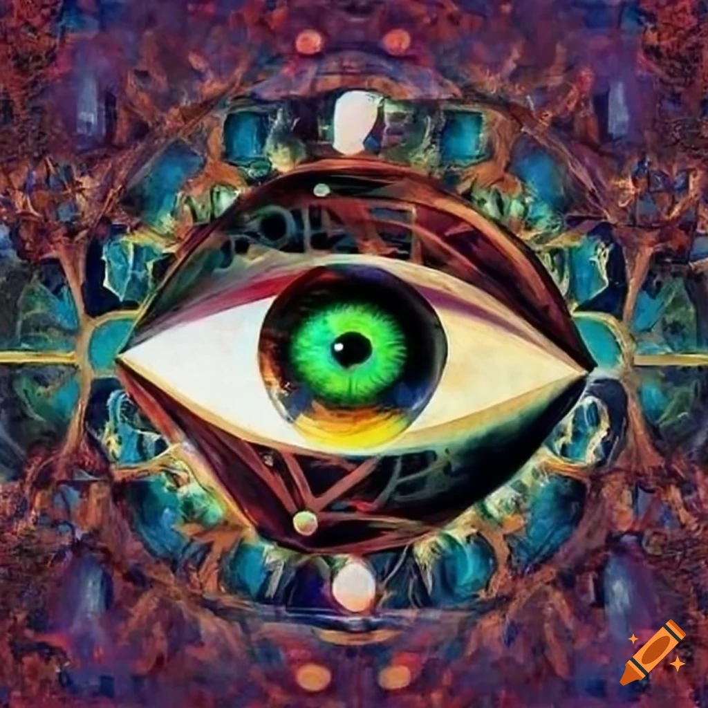 All-seeing eye dadaism
