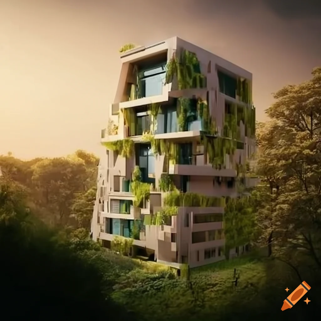 Nature oriented residential complex box
