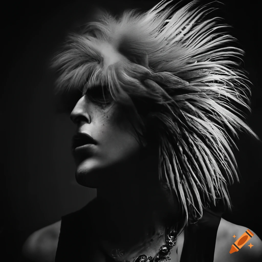 Crete punk noir et blanc