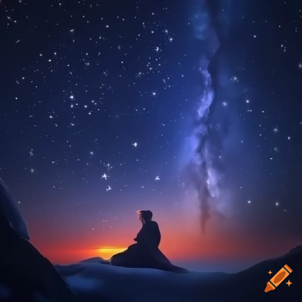 Night stars stile van gohg