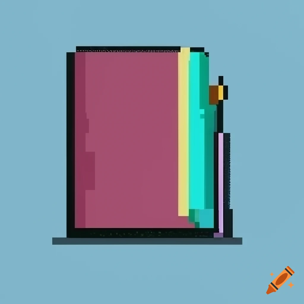 Notebook pixel art on Craiyon