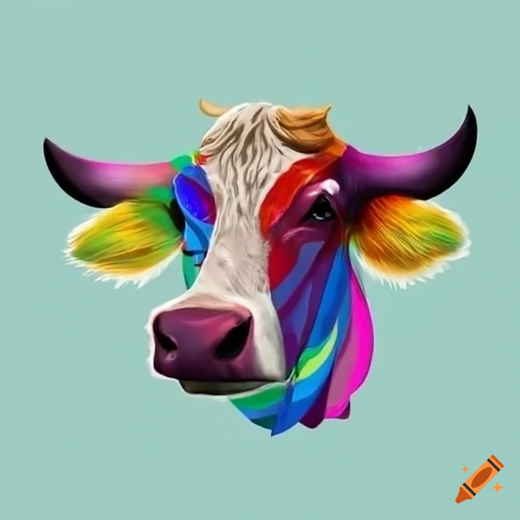 Pride day cow