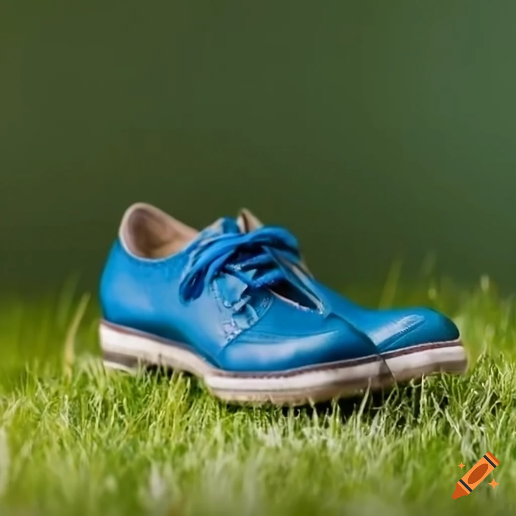 Pair Of Blue Sneakers