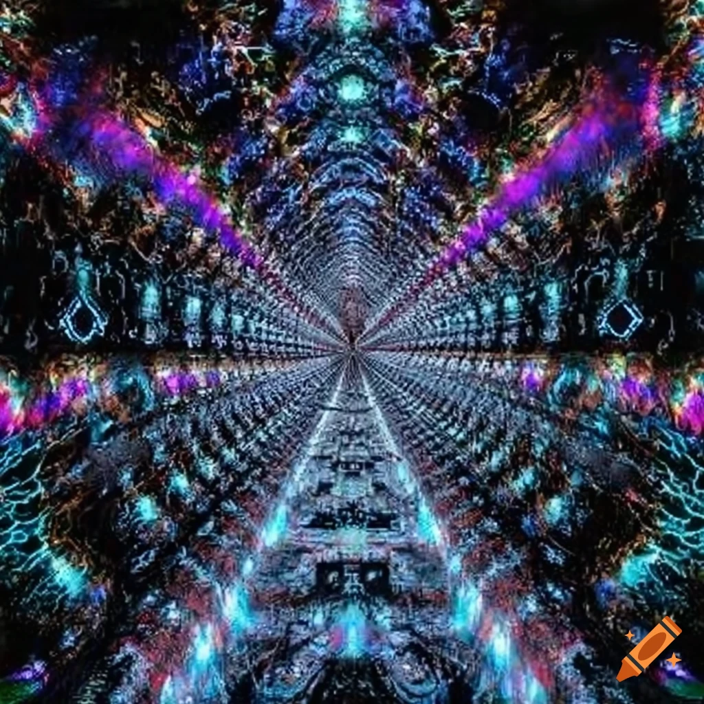 An artwork with recursive effect