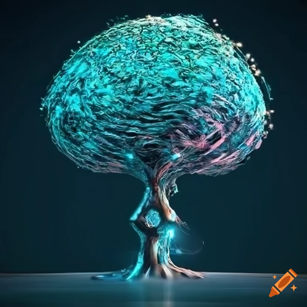 Cybernetically augmented tree on Craiyon