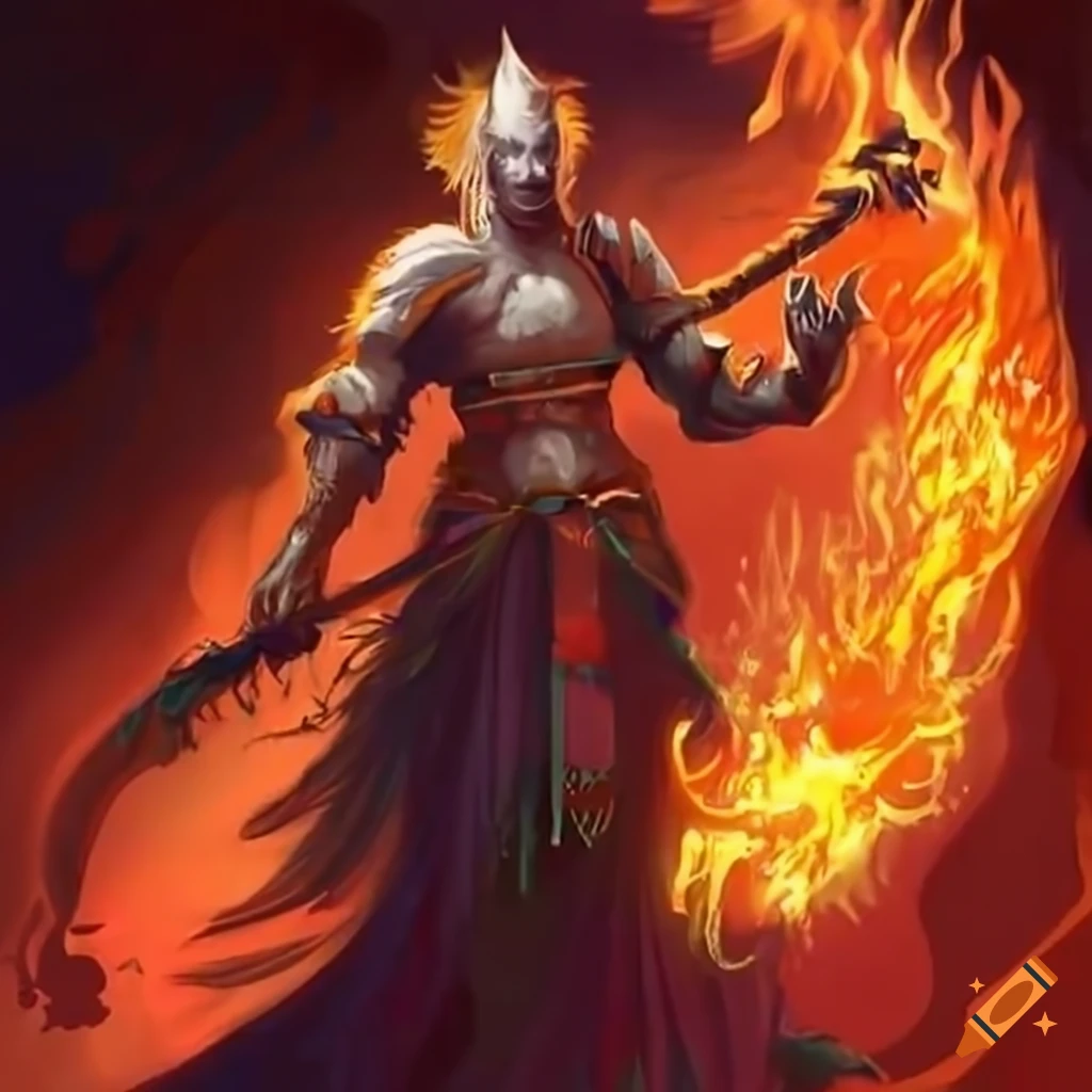 Fire guardian on Craiyon