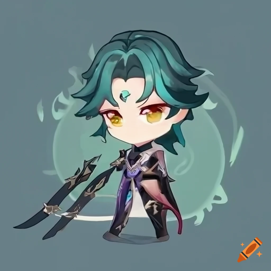 Genshin impact xiao chibi