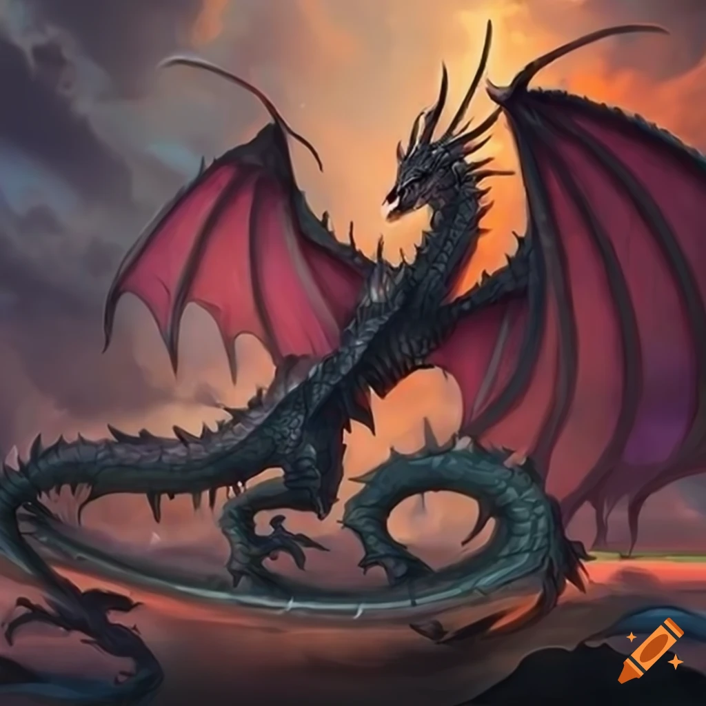 Fantasy dragon on Craiyon