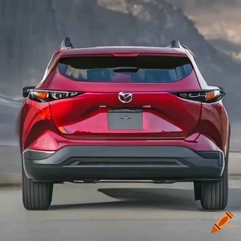 REAR 2022 Mazda SUV on Craiyon