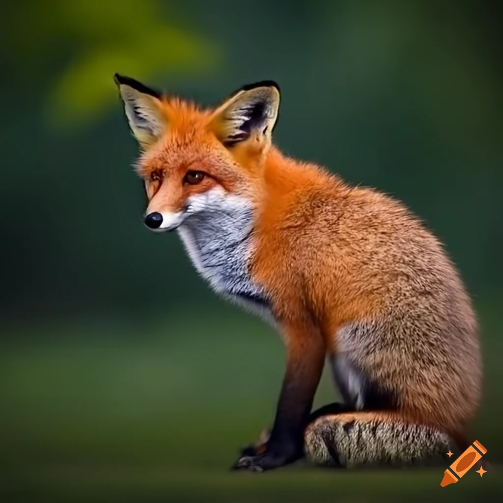 Fox in the forest, high quality, full hd, realictic photo, real fox on ...