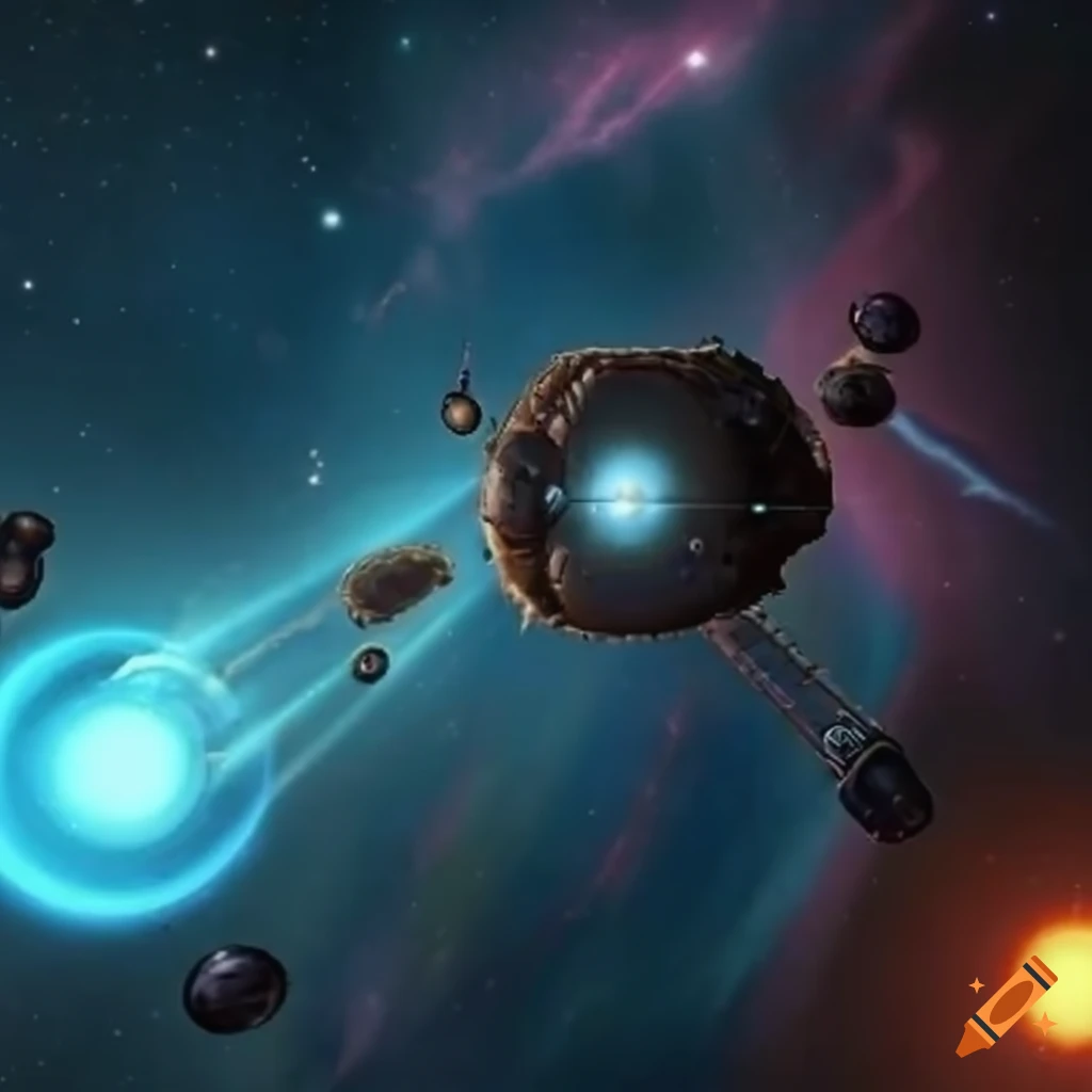 Space, galaxies game screenshot