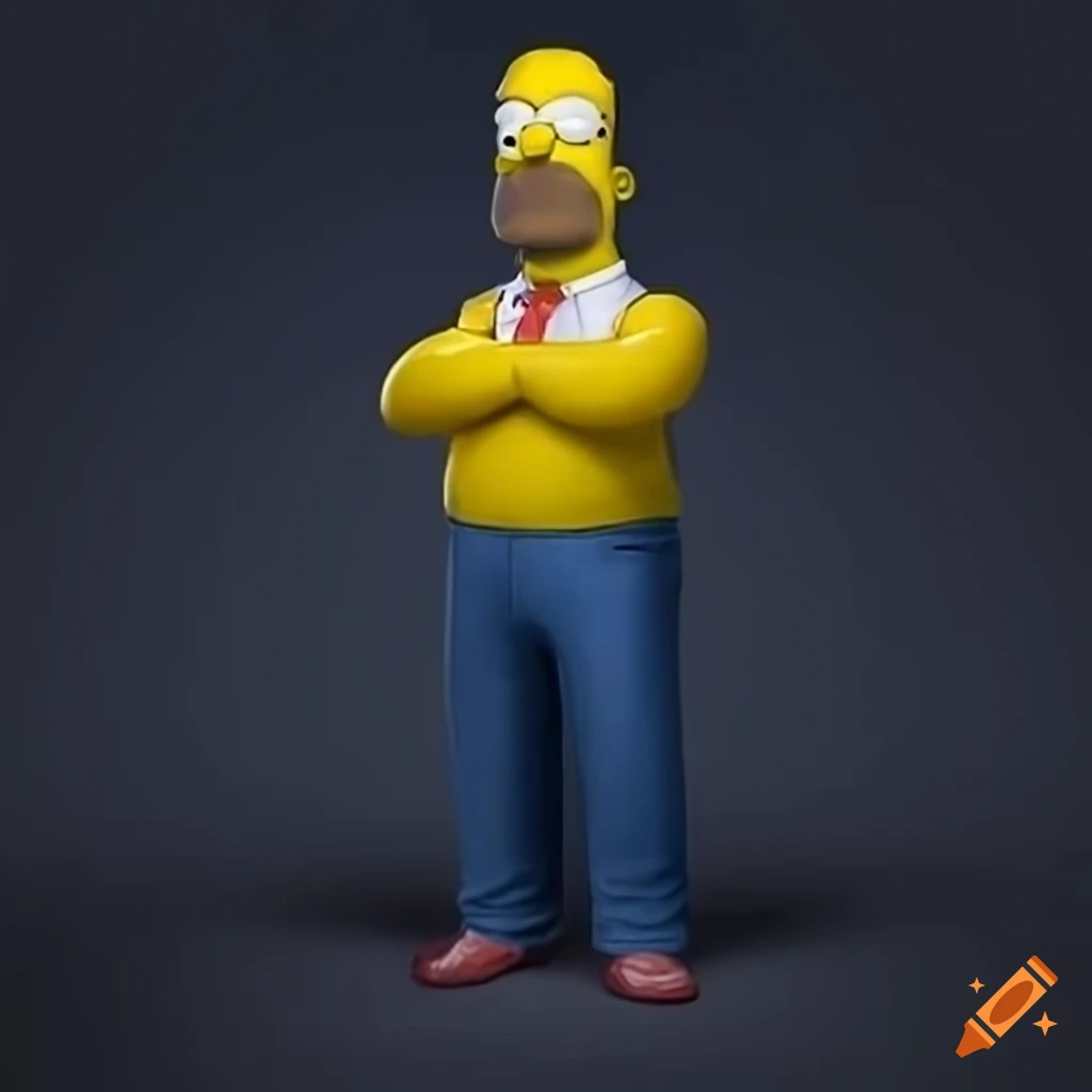 Homer simpson realistic