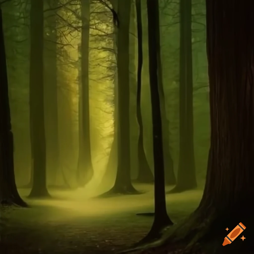 Forêt mystérieuse on Craiyon