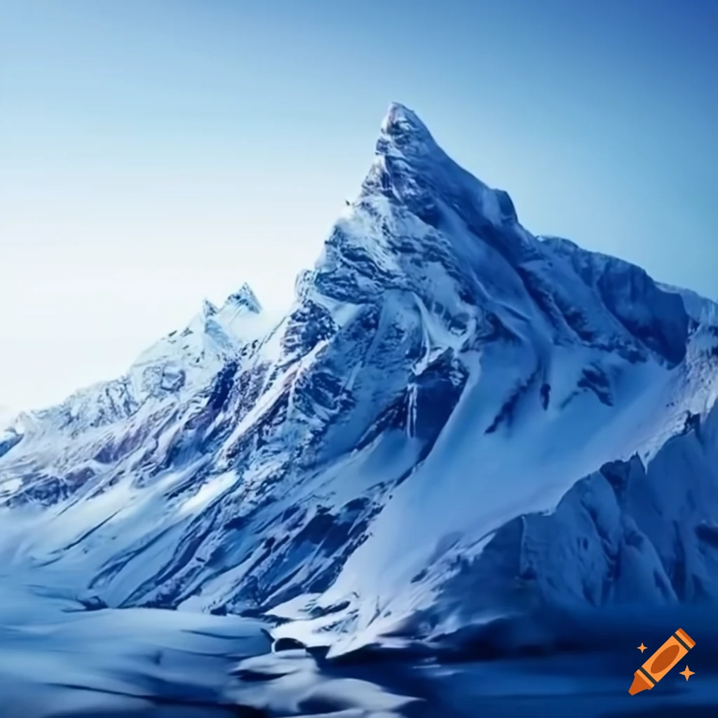 Frozen mountain