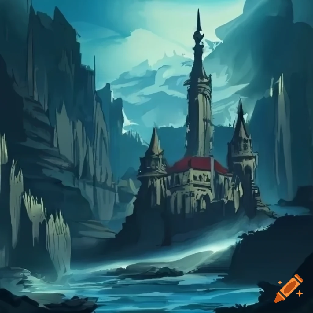 Castlevania Castle Concept Art