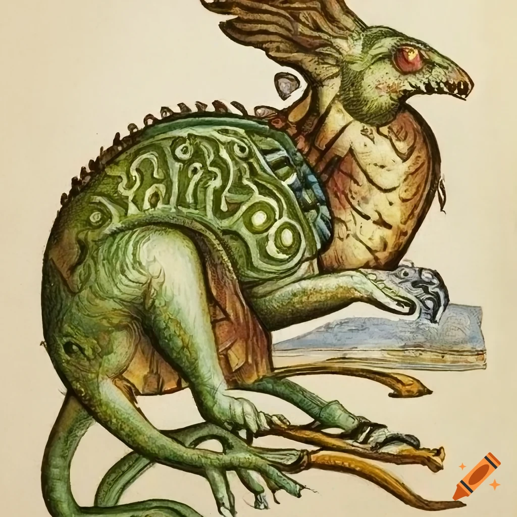High resolution, sharp fine detail, wide view, color illustration of ...