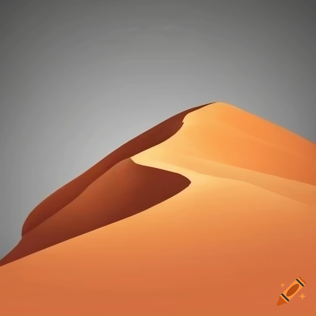 Desert dune 2d for game design, 2d on grey background , horizontal view ...