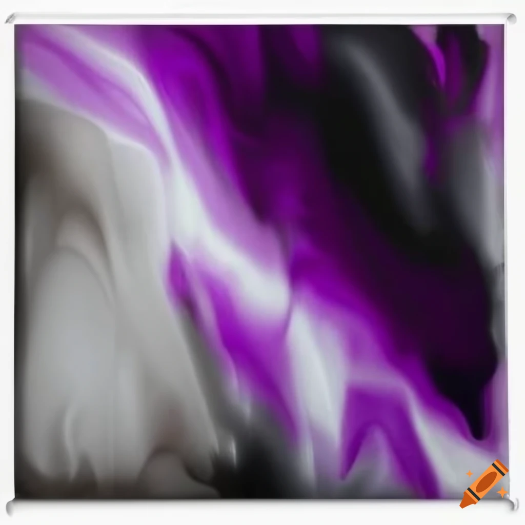 Violet, white, grey and black abstraction on Craiyon