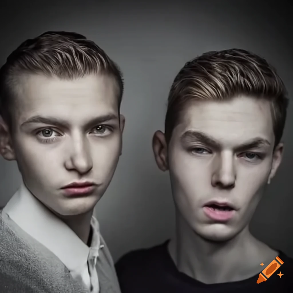 Two men with serious expressions