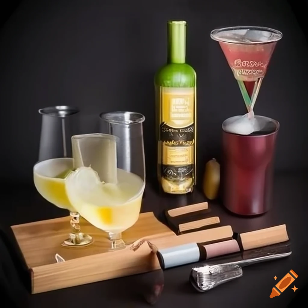 Cocktail kit in a package, make it yourself on Craiyon