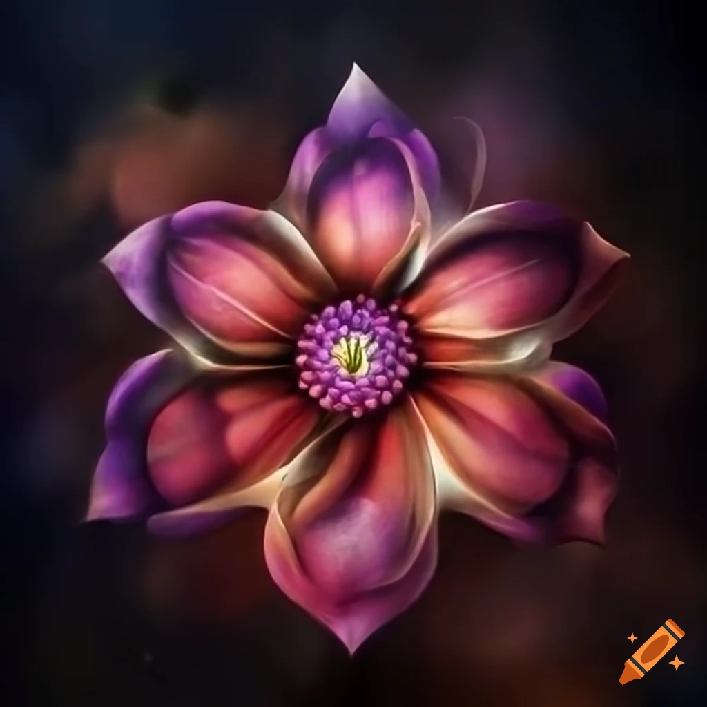 Alchemy flowers archetype on Craiyon