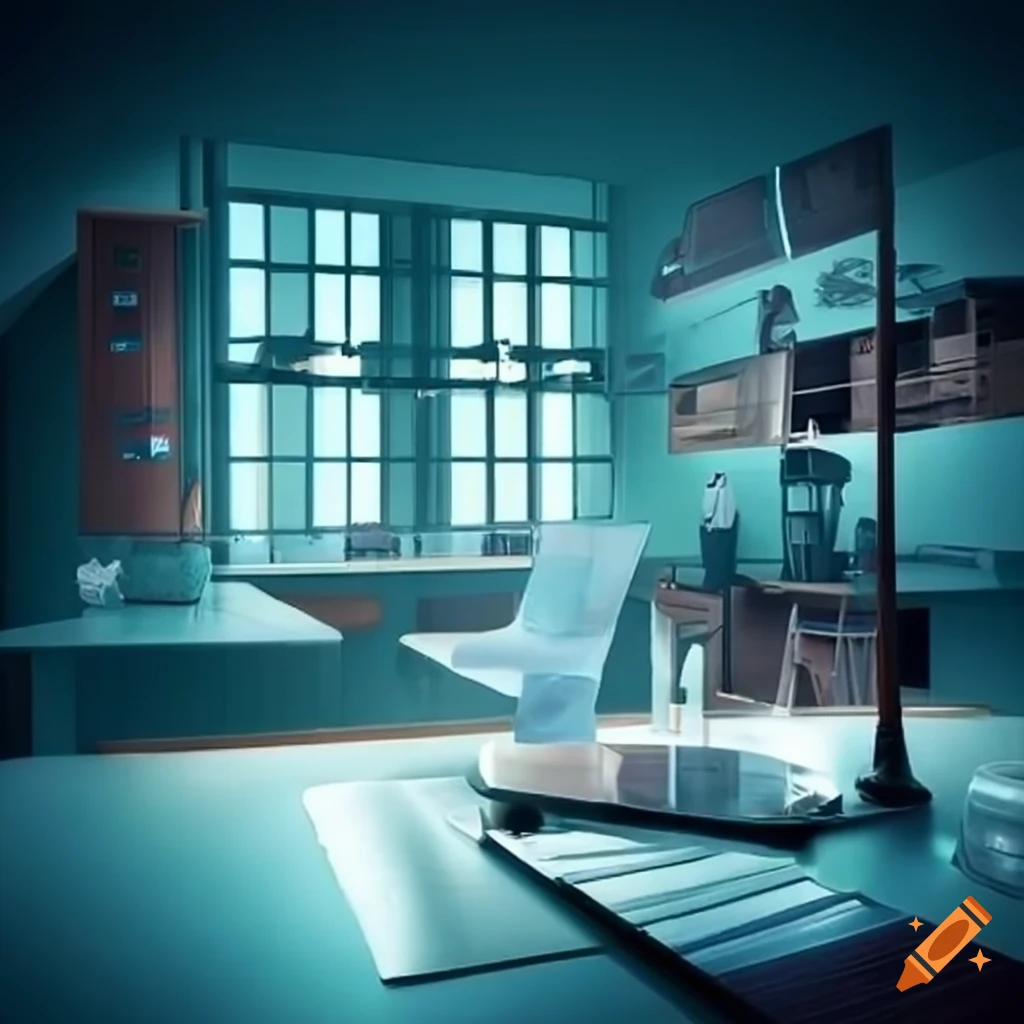 Laboratory office on Craiyon