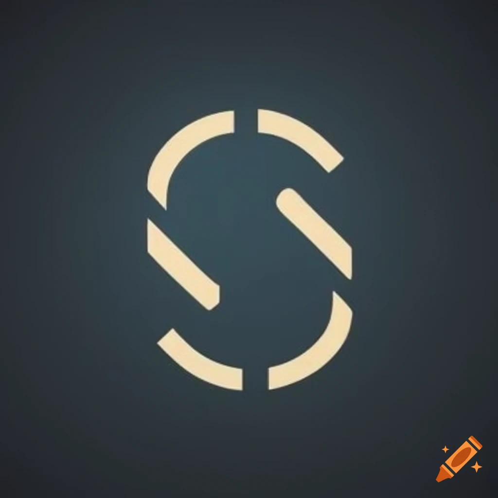 A minimalist and sleek logo for a gaming company