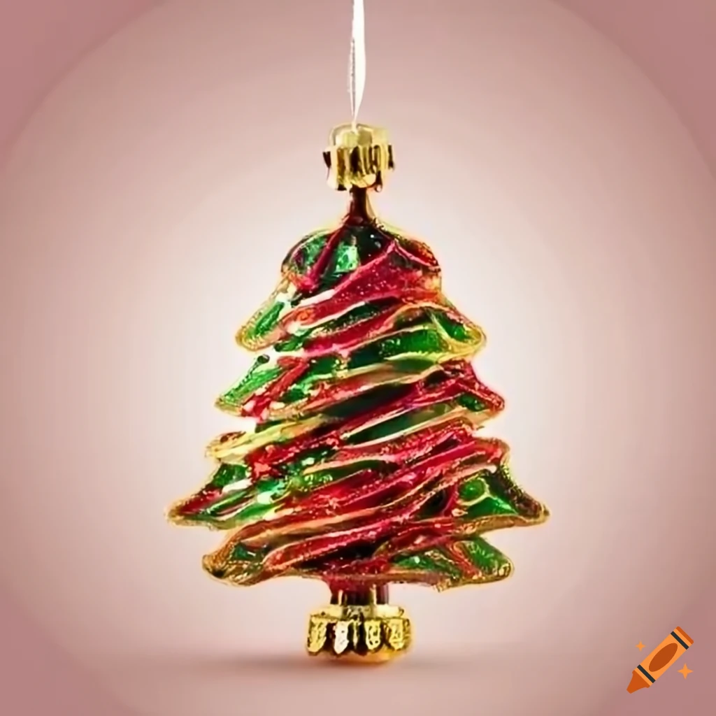 Shiny tree ornament for christmas tree decoration on Craiyon