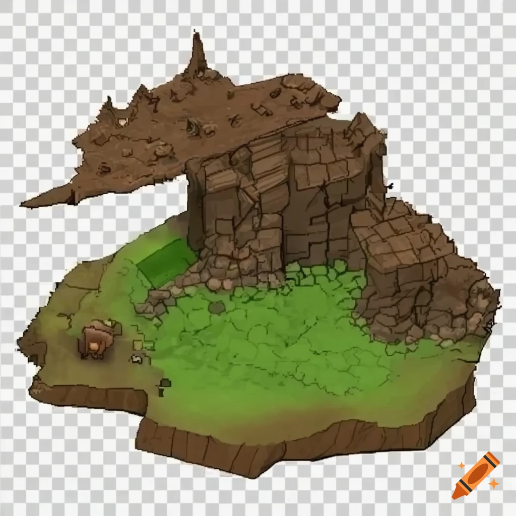 Isometric noita dnd terrain