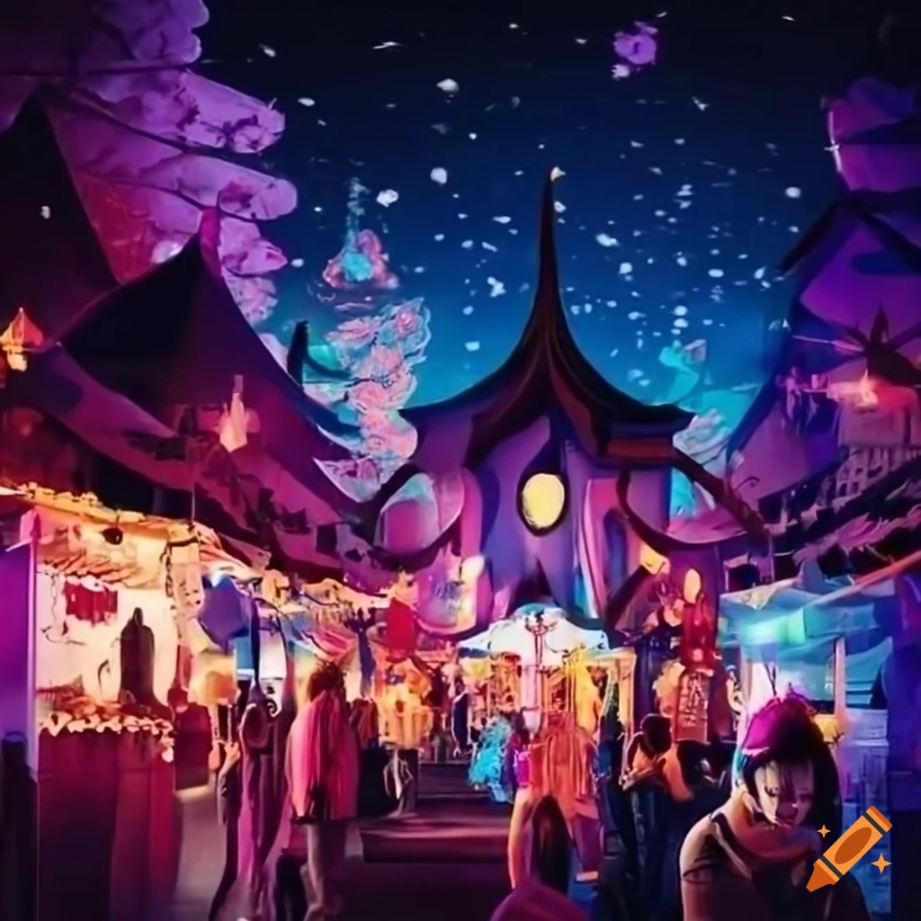 Magical night market