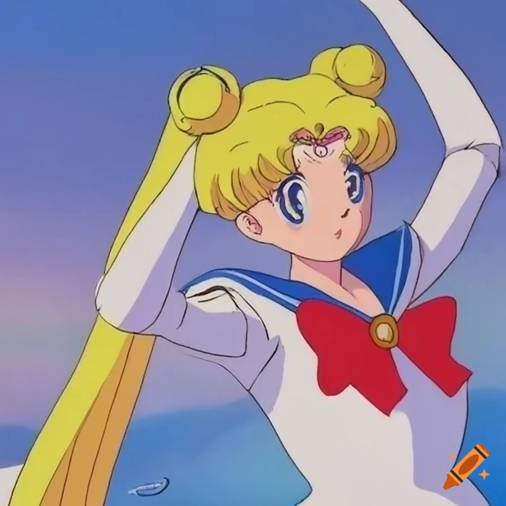 Sailor moon painted by hayao miyazaki in studio ghibli style, anime ...