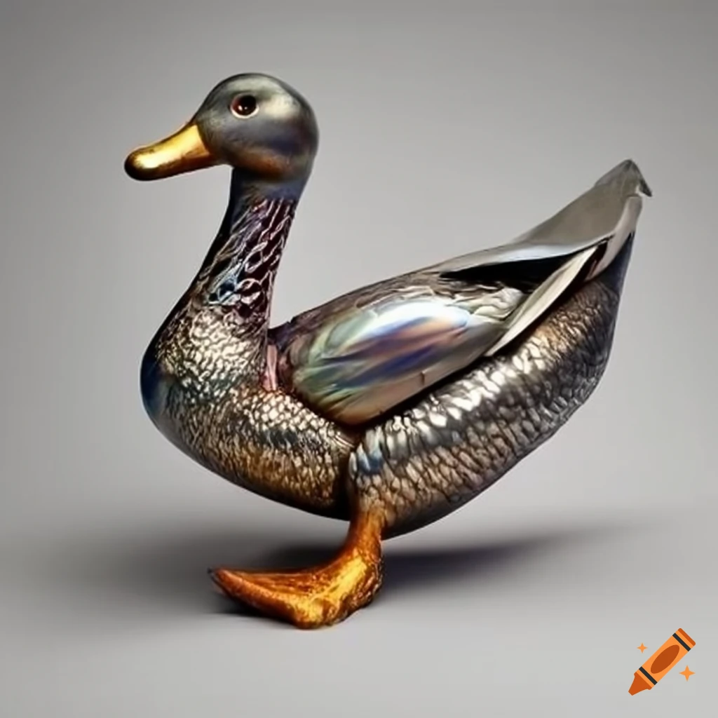 Duck made from titanium
