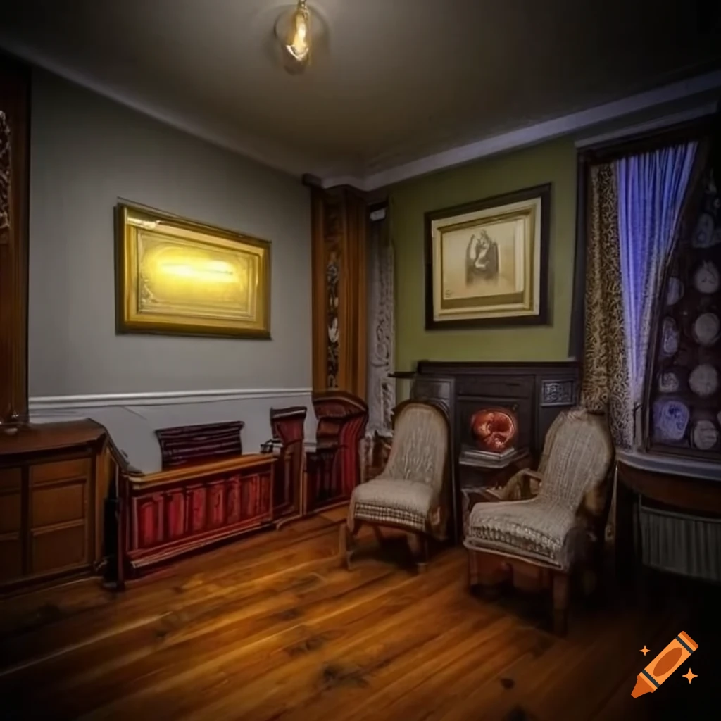 1900s house interior on Craiyon