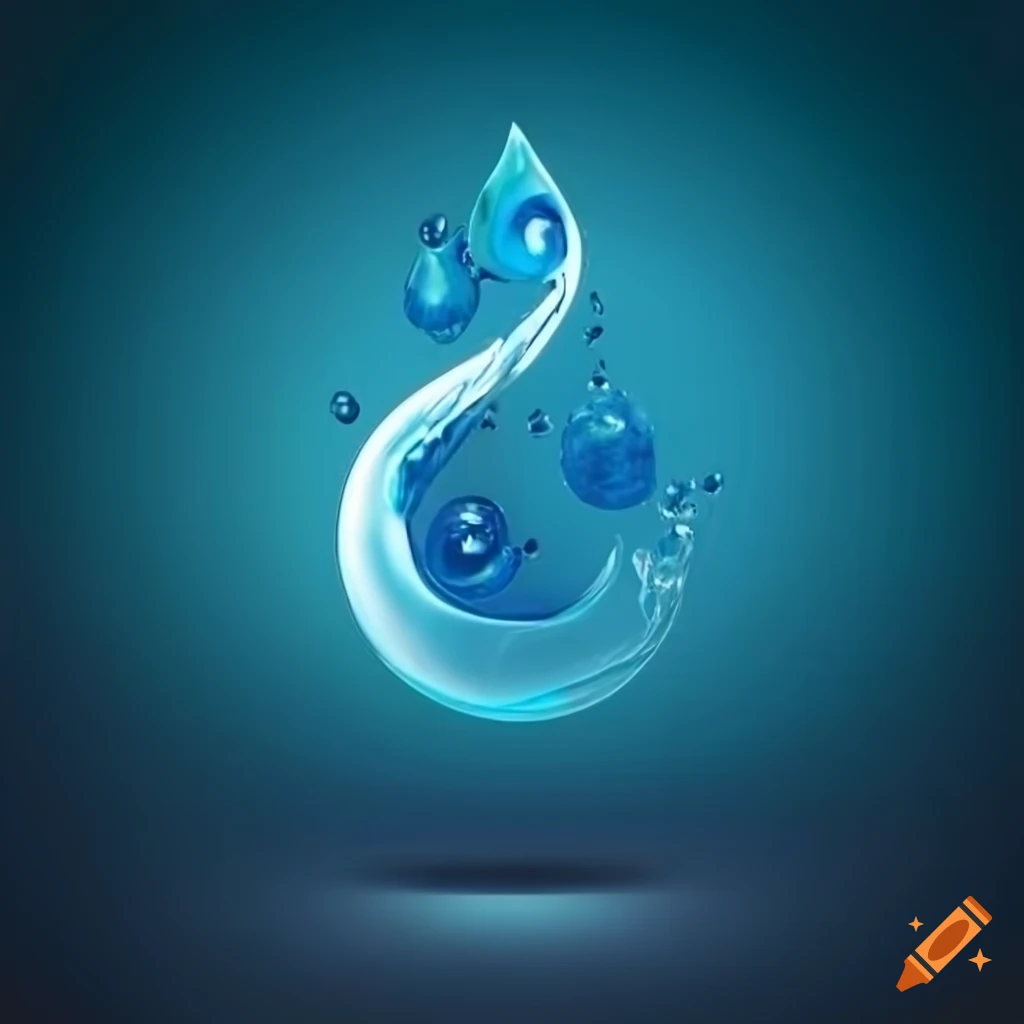 Water logo on Craiyon