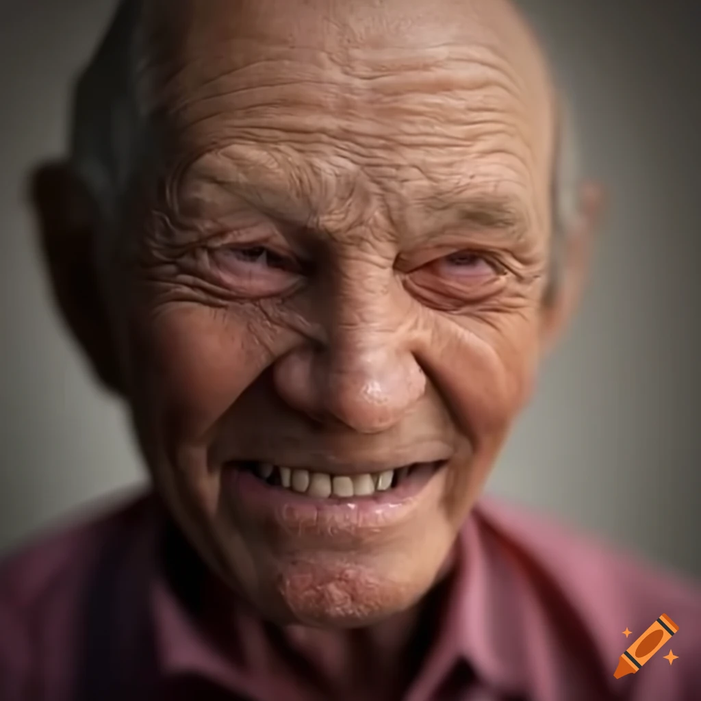 A northern british man smiling. Detailed. Realistic. Realism. Lifelike ...