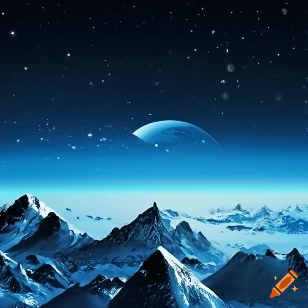 Mountains in the space