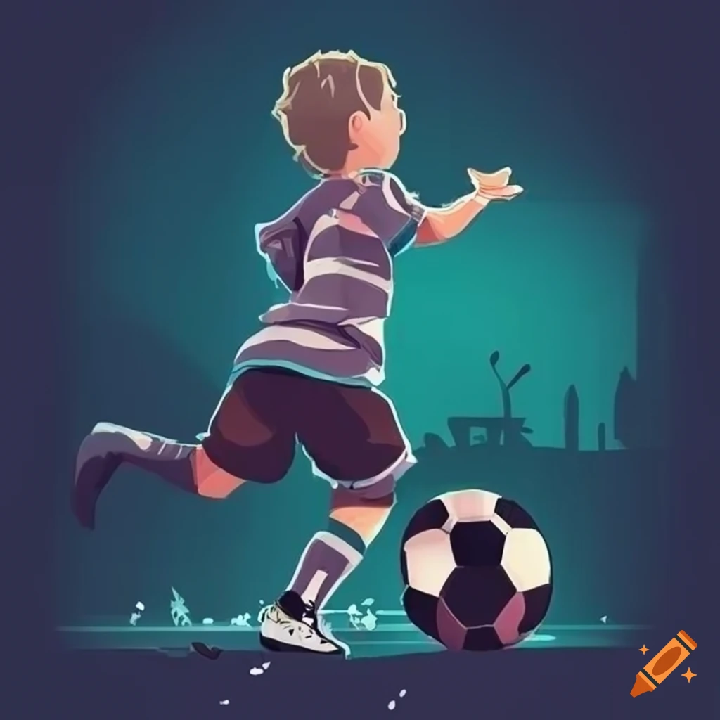 Soccer Cartoon Player