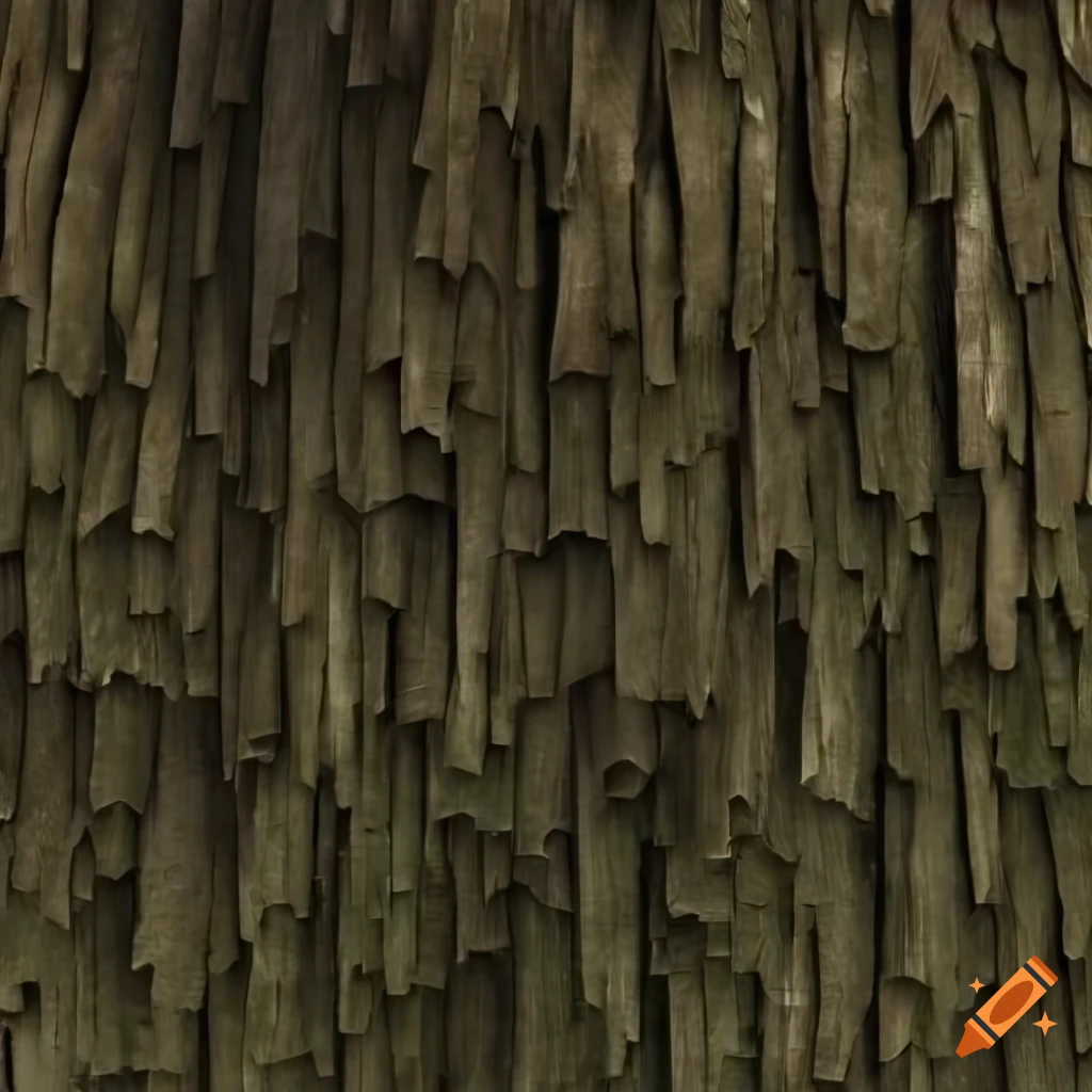 Mossy dark thatch texture