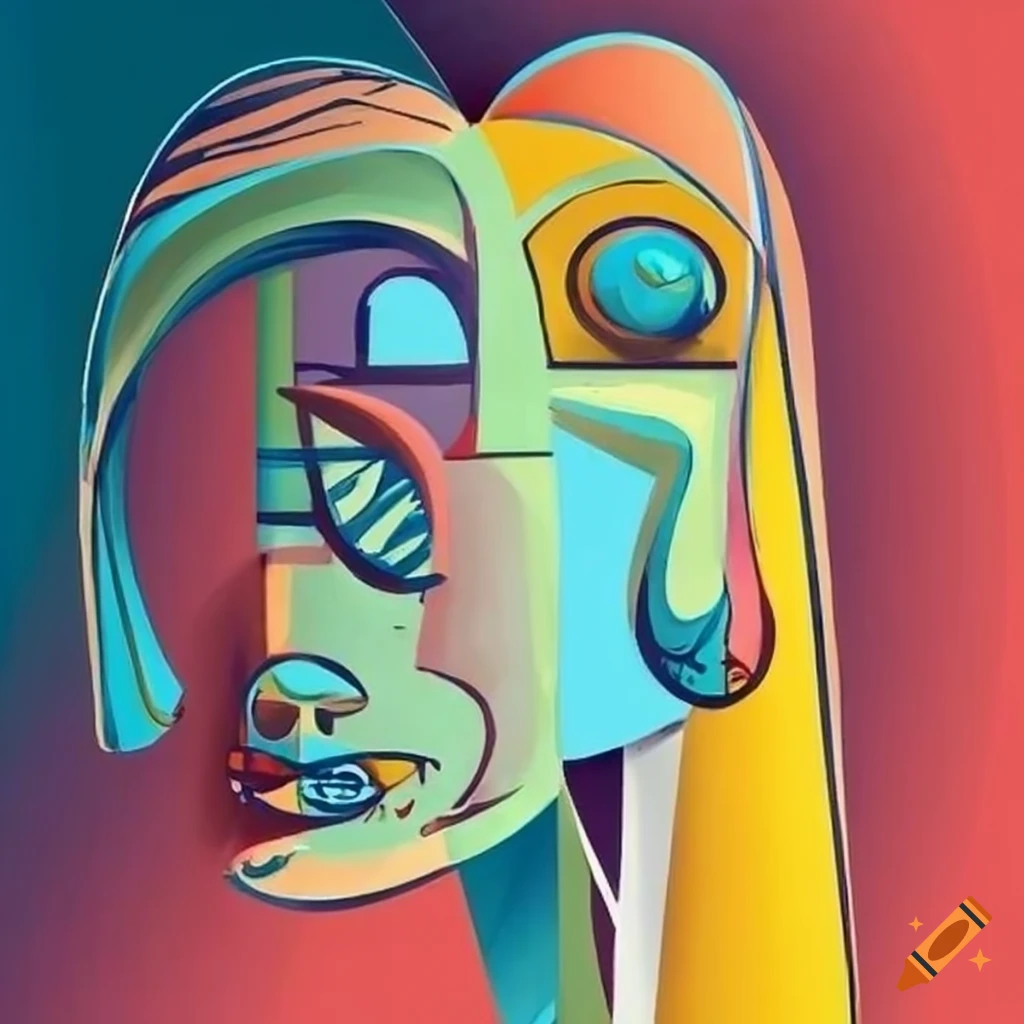 Computer in style of picasso on Craiyon