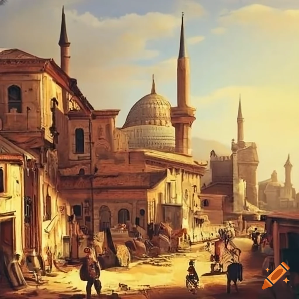 Turkey streets at the 1700s