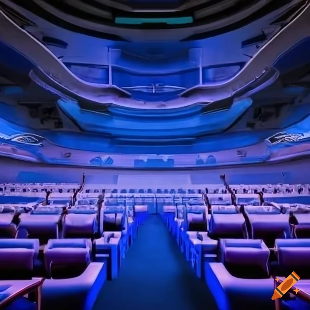 Futuristic theater, high detailed, sharp on Craiyon