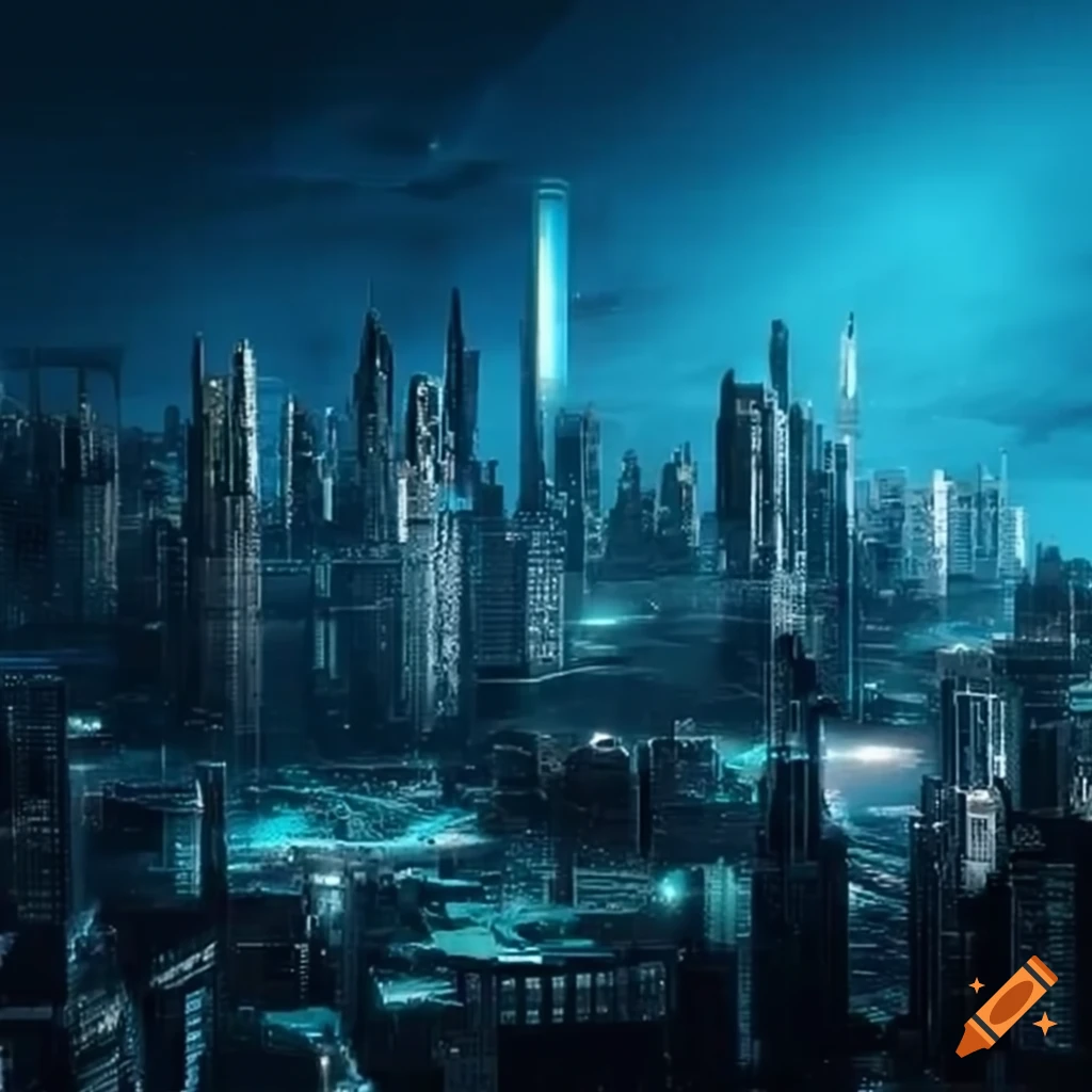 Cyber city in space