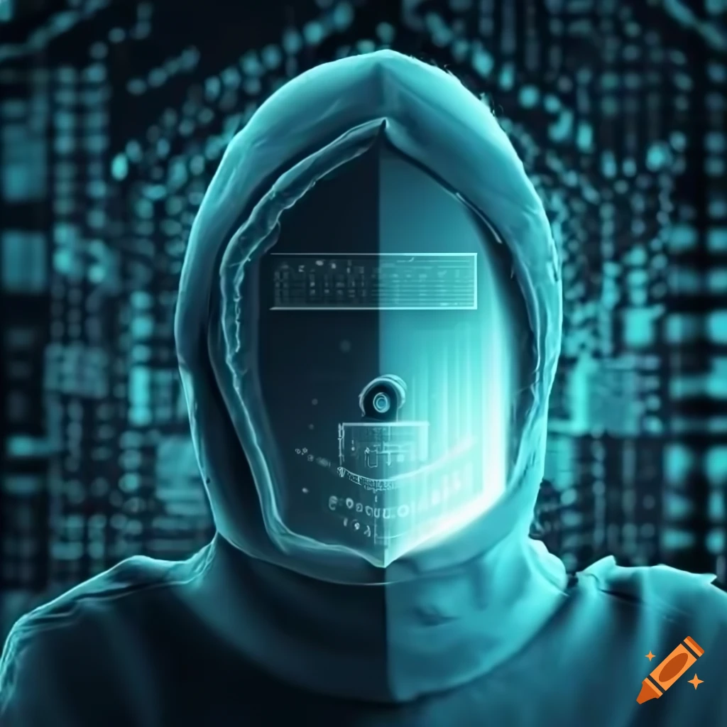 Cover page of cybersecurity textbook on Craiyon